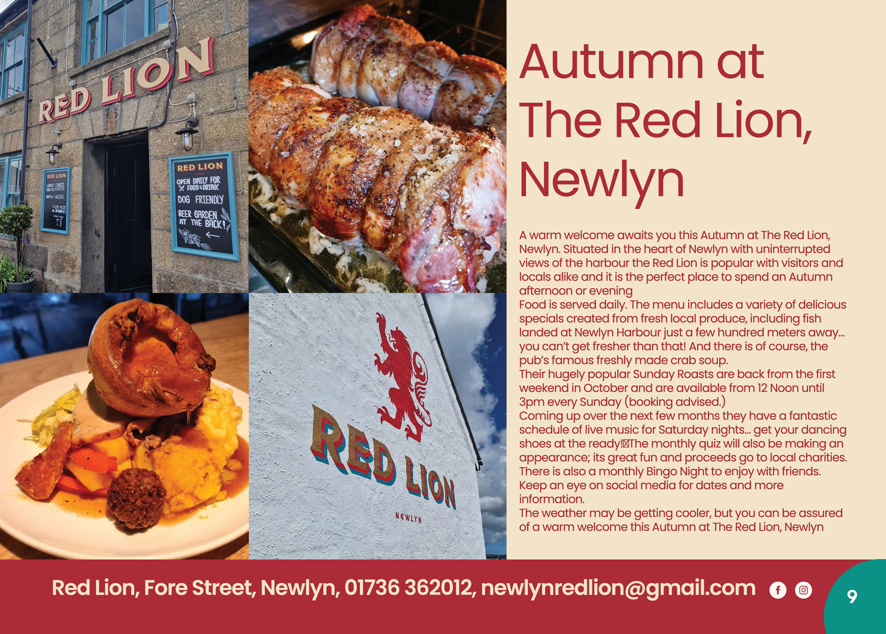 Autumn at The Red Lion, Newlyn - The Penwith Eye